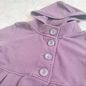 Old Navy | Jackets & Coats | Vintage Purple Pleated Pea Coat Girls ...